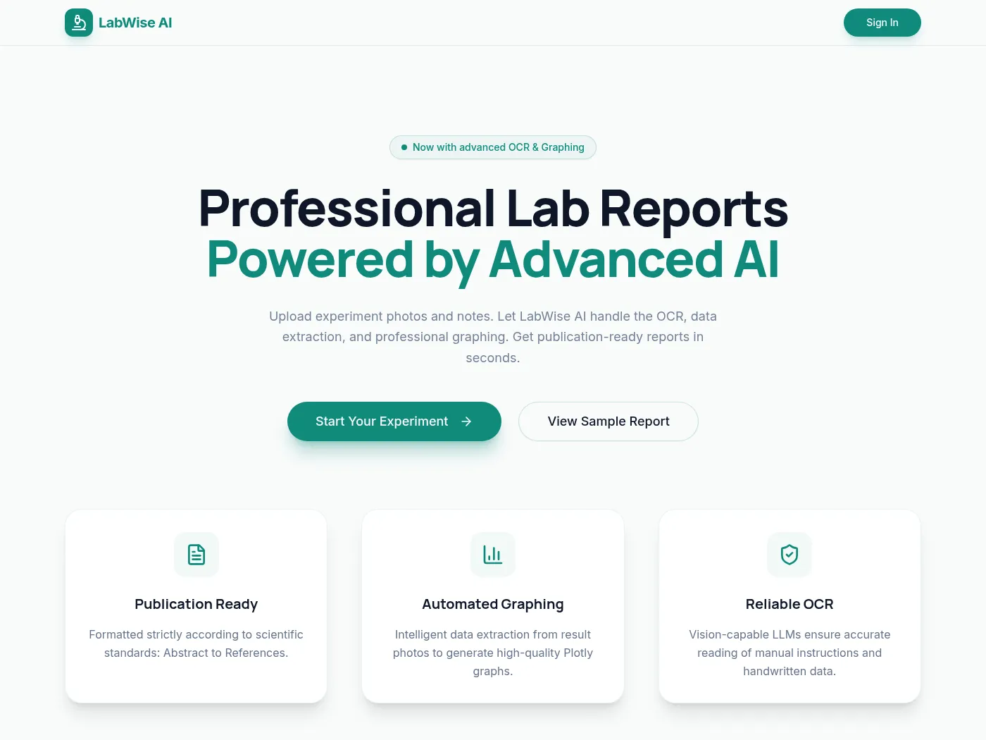 AI Lab Report Writer