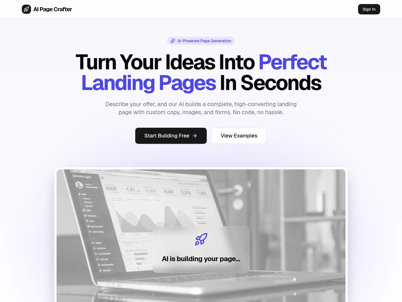 AI Page Crafter