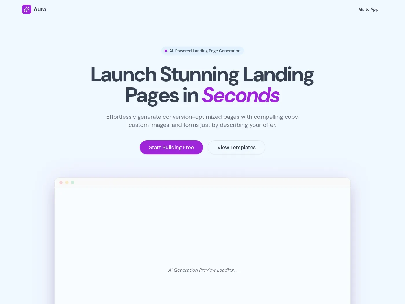AI Landing Page Builder