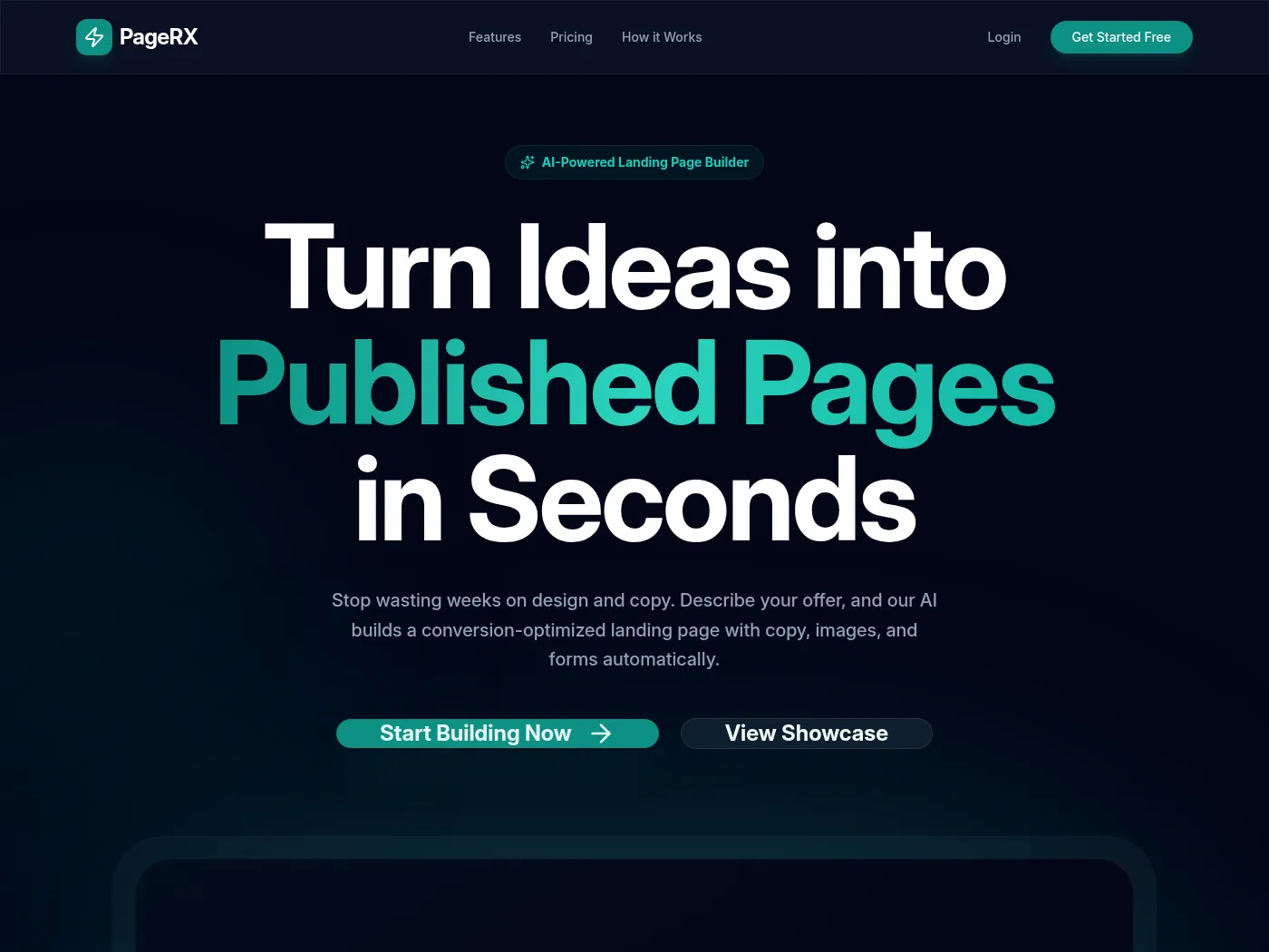 AI Landing Page Builder