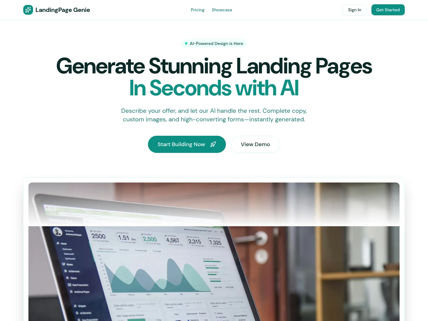 LandingPage Genie