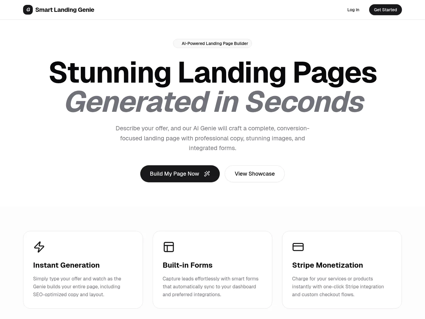 Smart Landing Genie