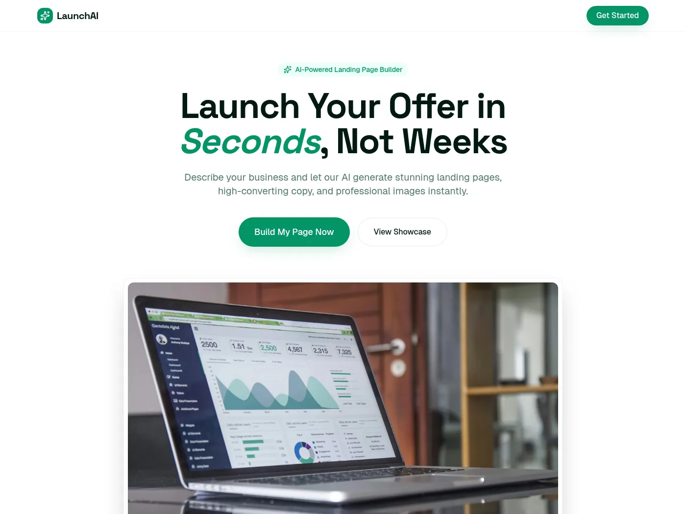 AI Landing Page Maker