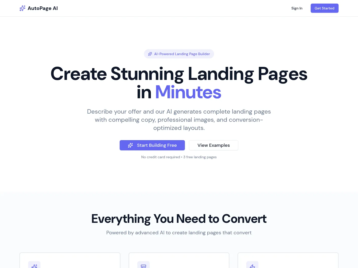 AutoPage AI Builder