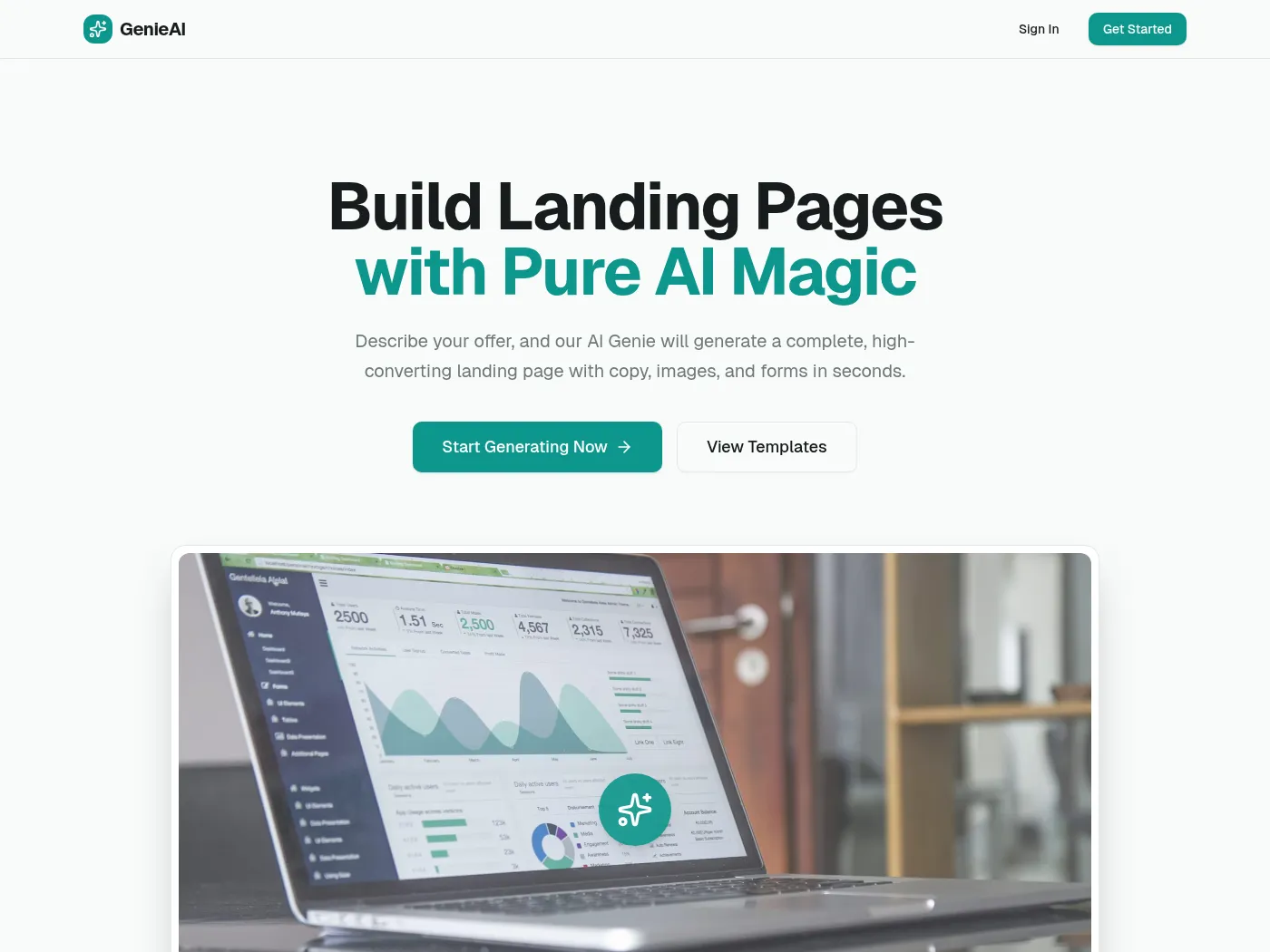 AI Landing Page Genie