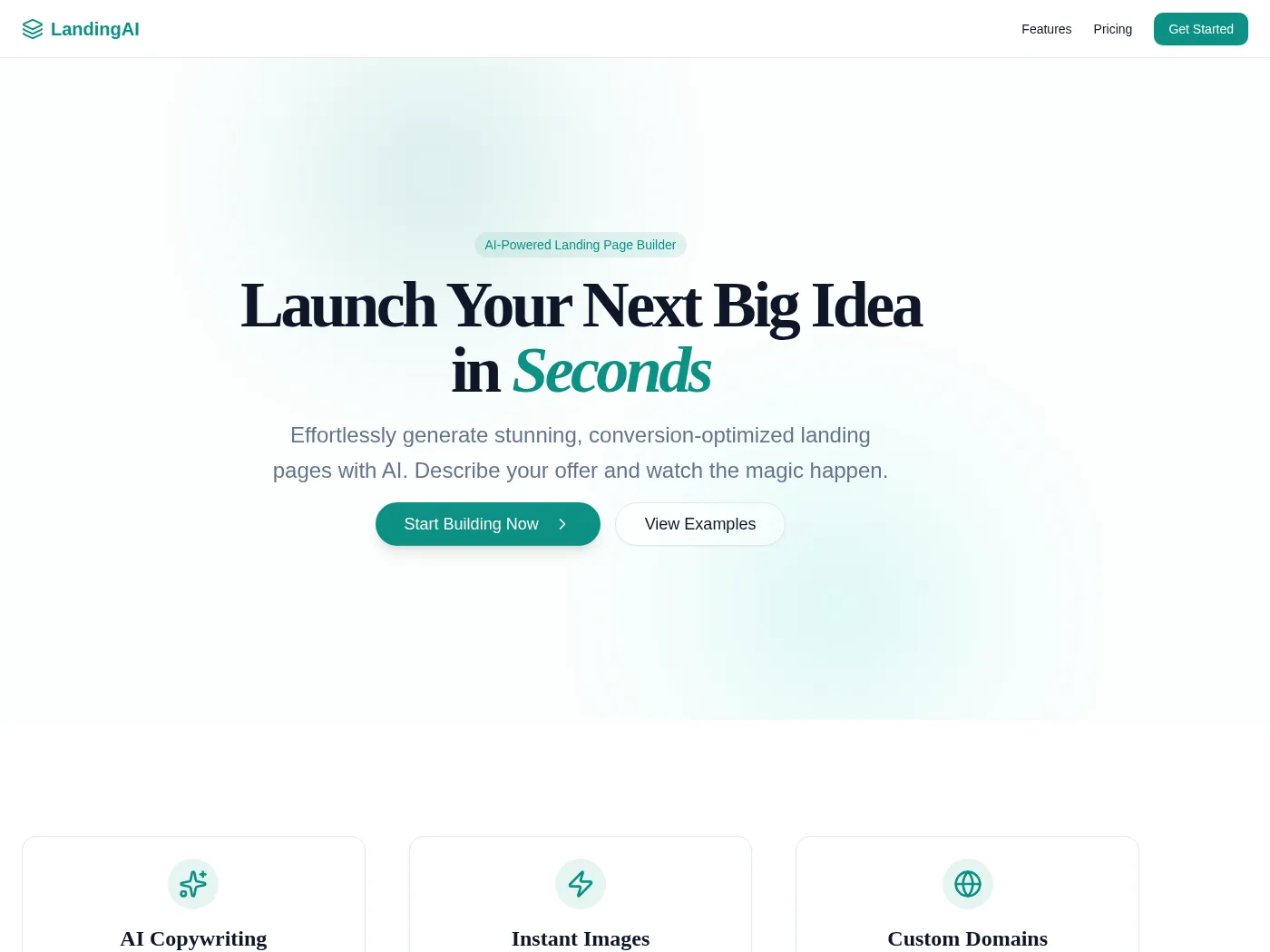 LandingPage AI Builder