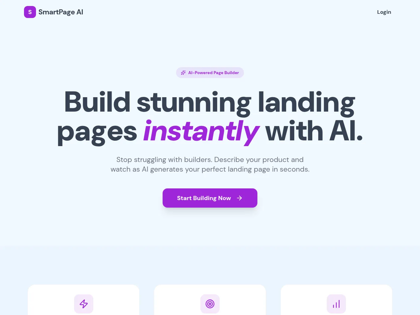 SmartPage AI Builder