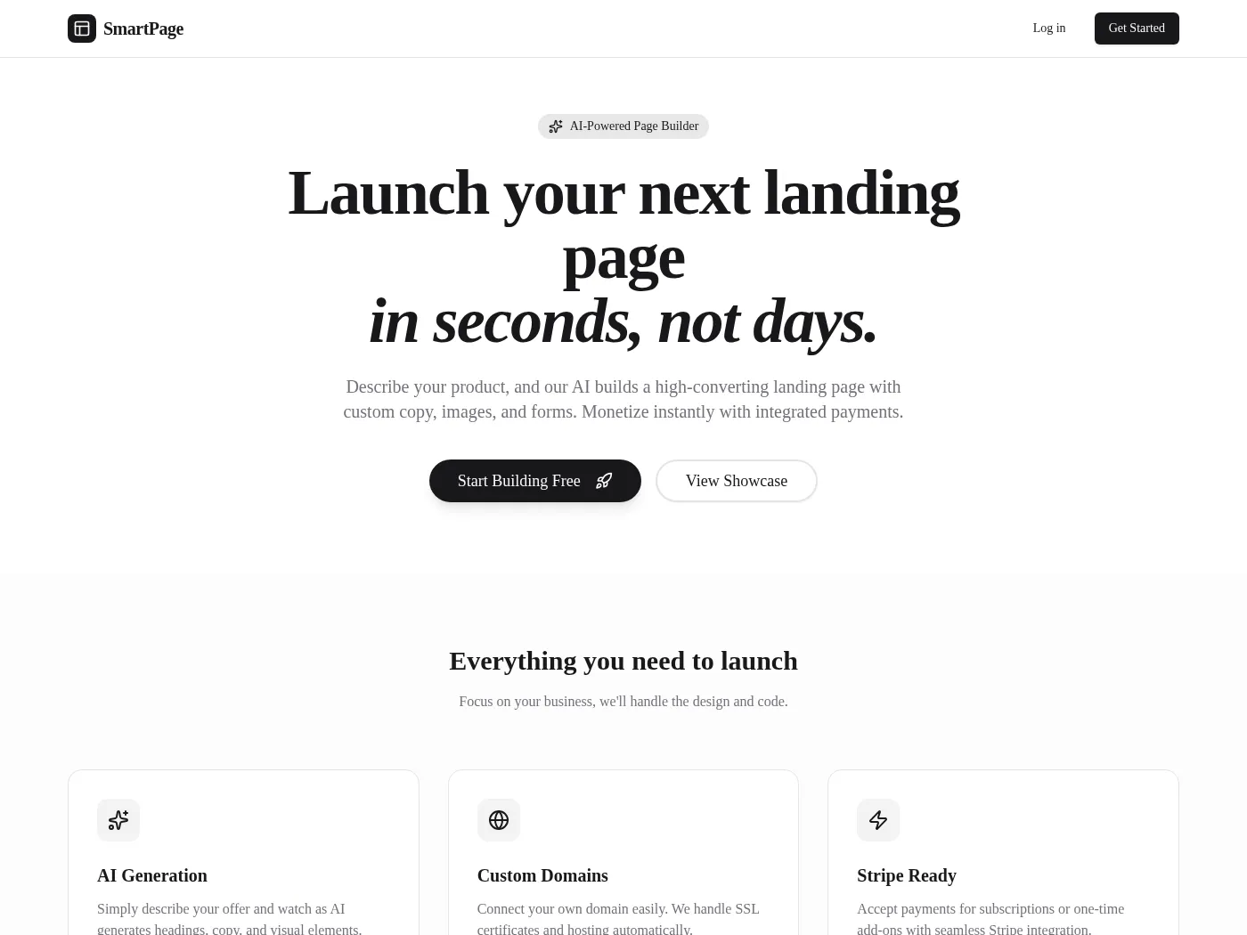 SmartPage Builder