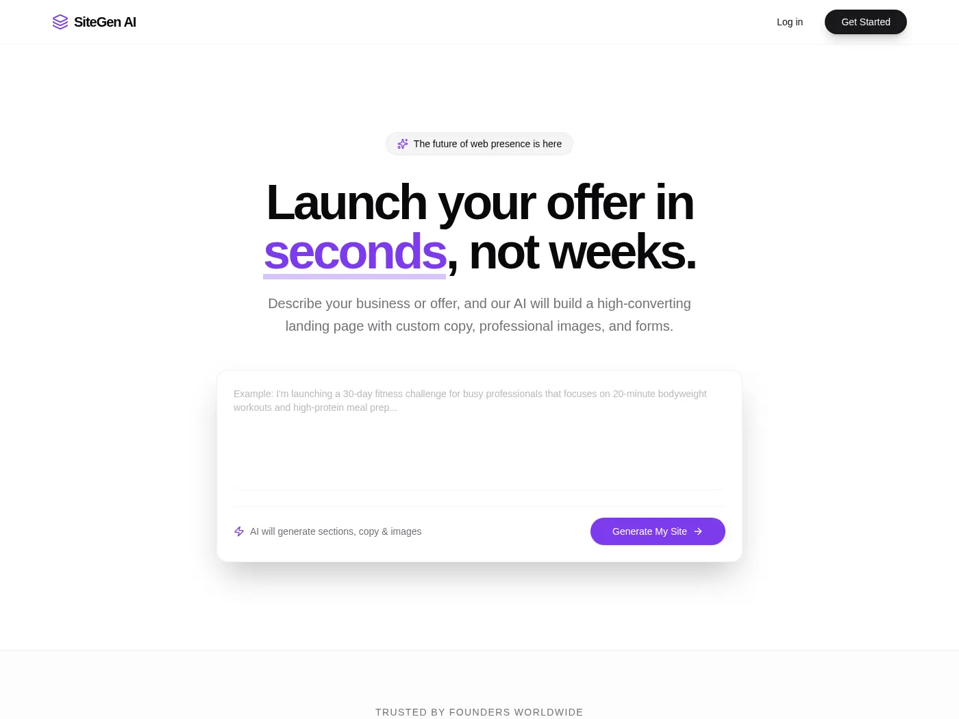 AI Landing Builder