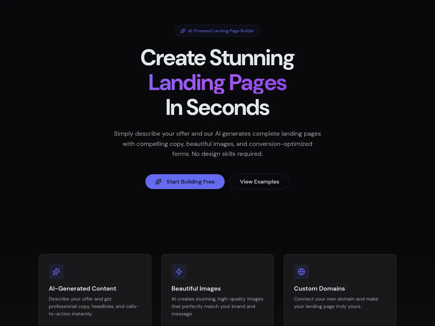 AI Landing Page Studio