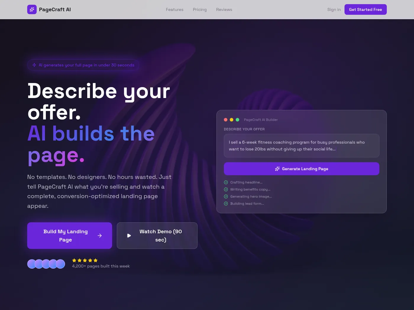 AI Landing Page Maker