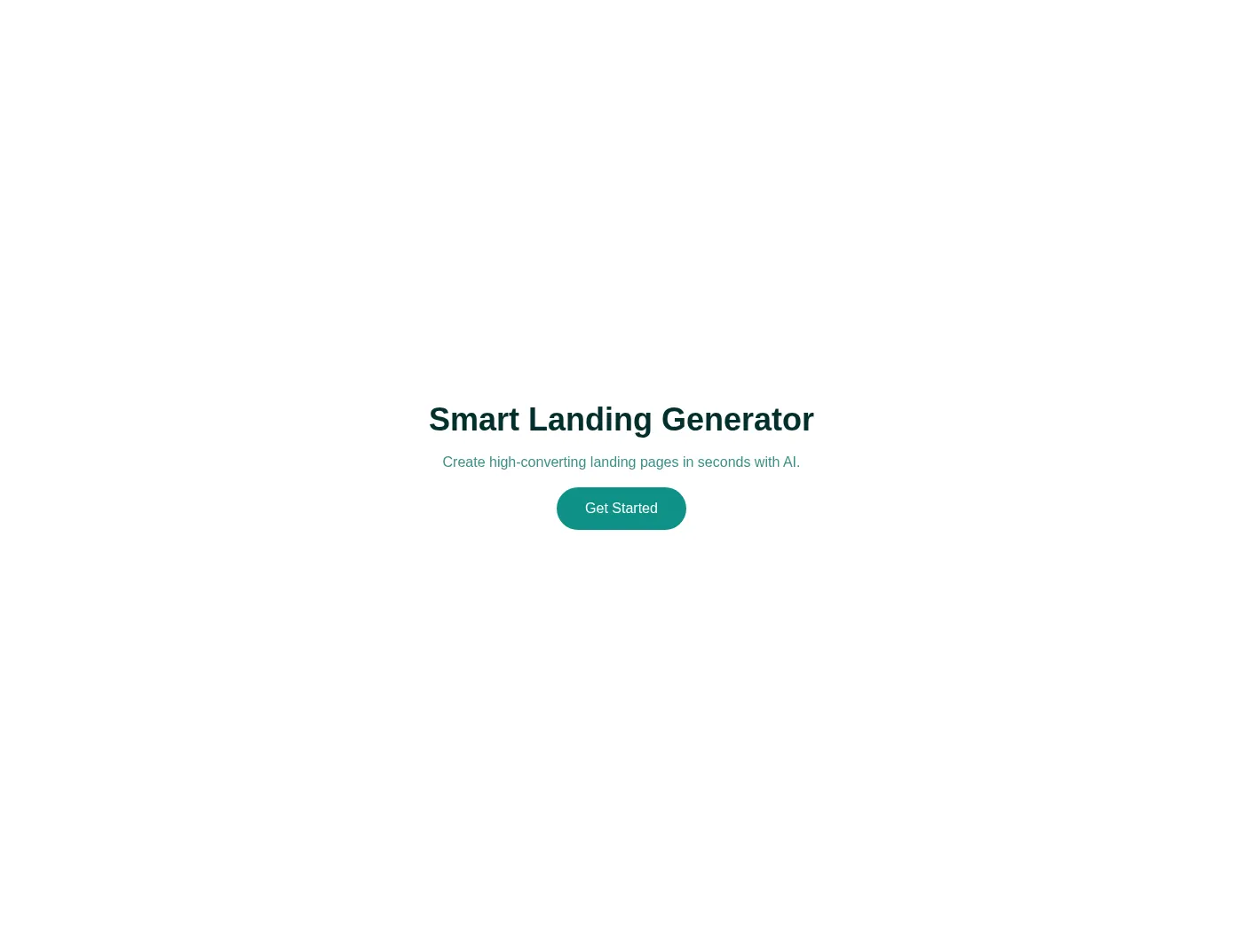 Smart Landing Generator