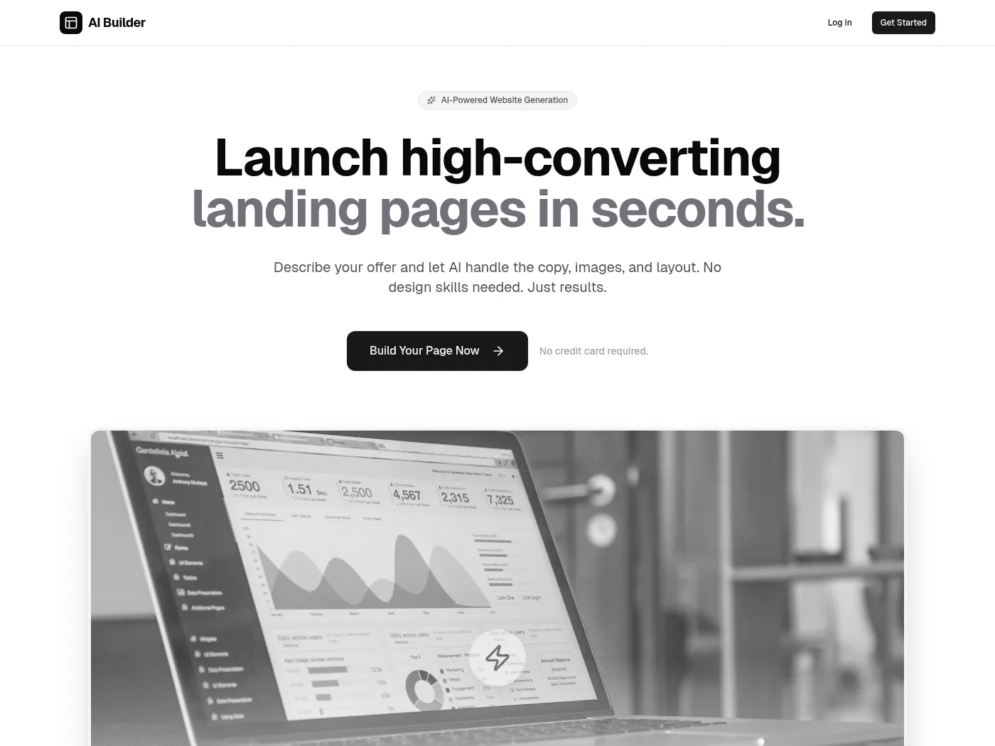 AI Landing Page Maker