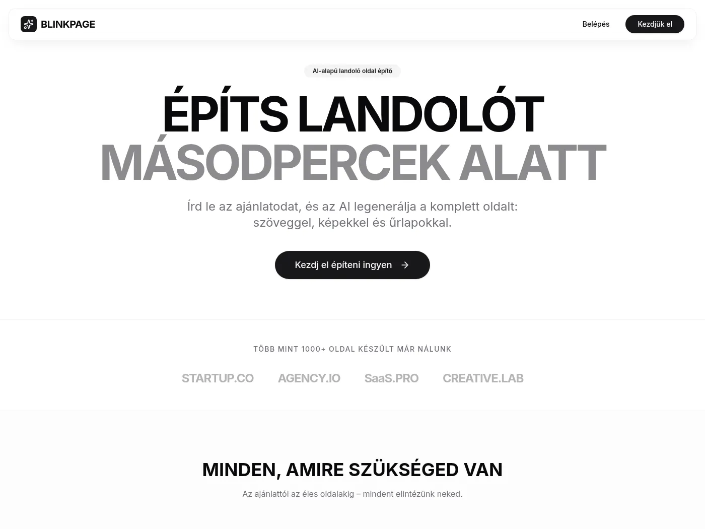 AI Landing Page Maker