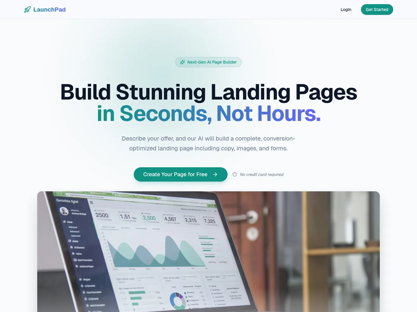 AI Landing Page Maker