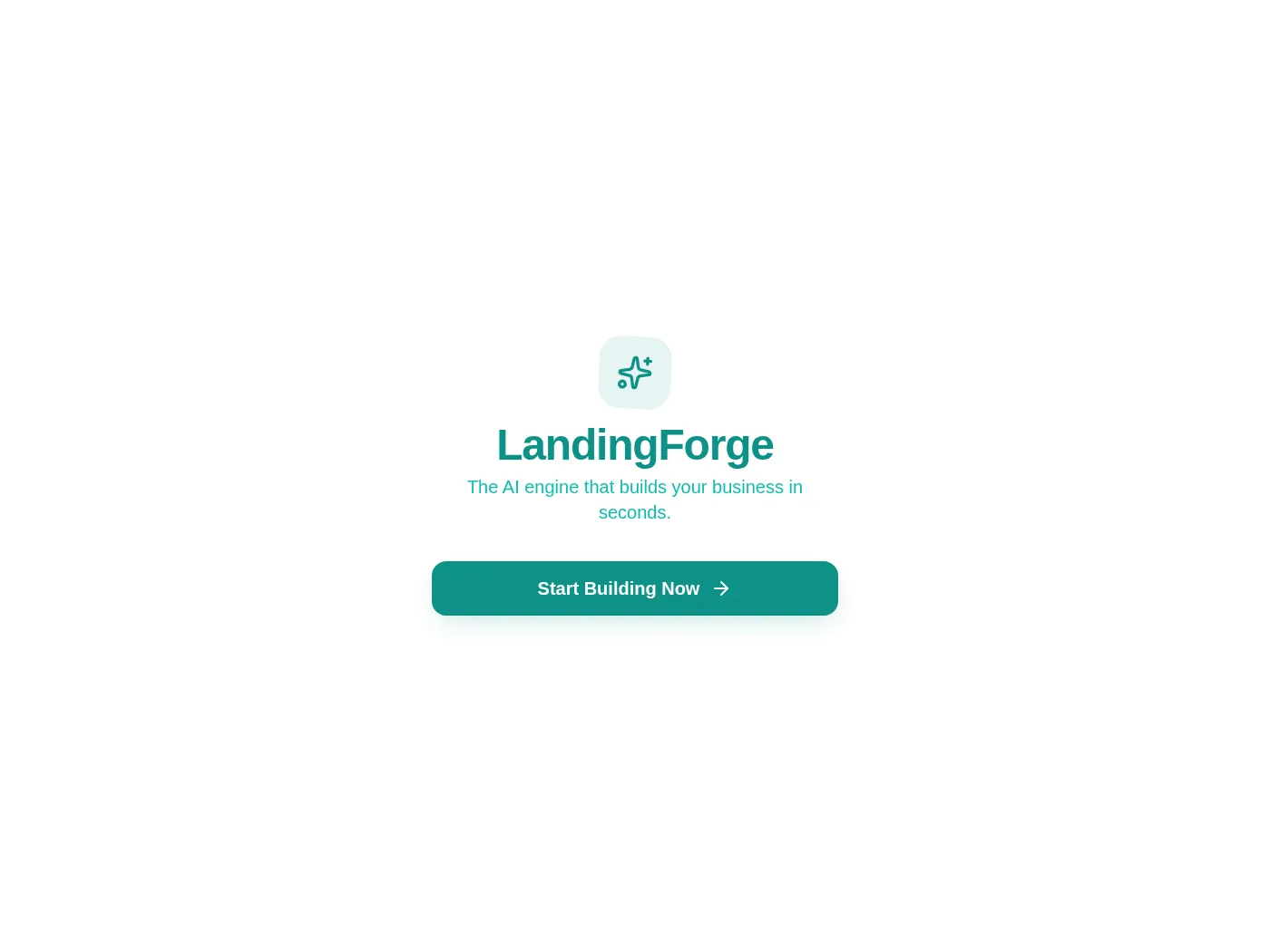 AI Landing Page Forge