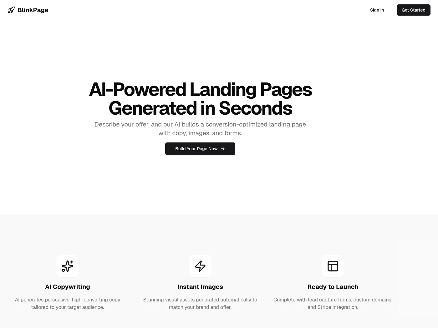 AI Landing Page Builder