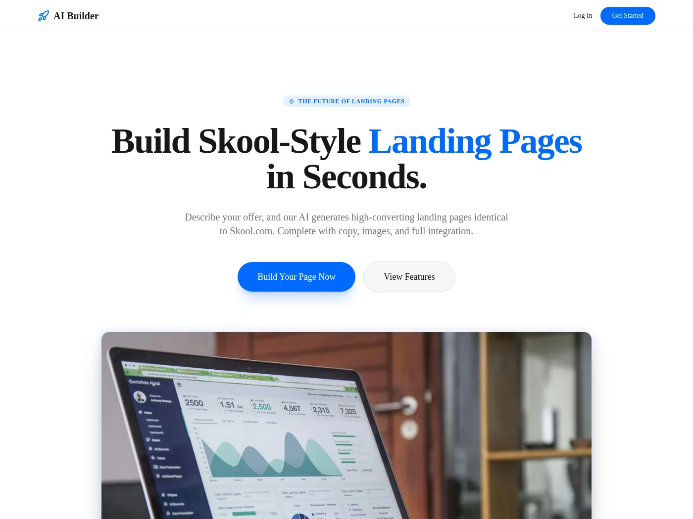AI Landing Builder