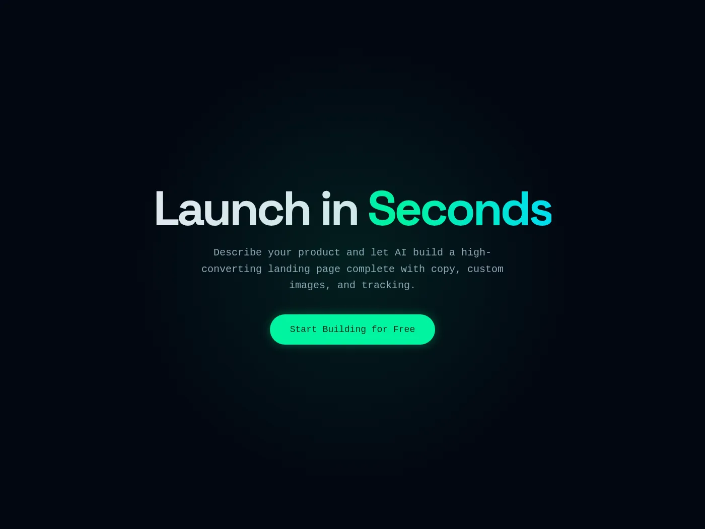 AI Landing Page Builder