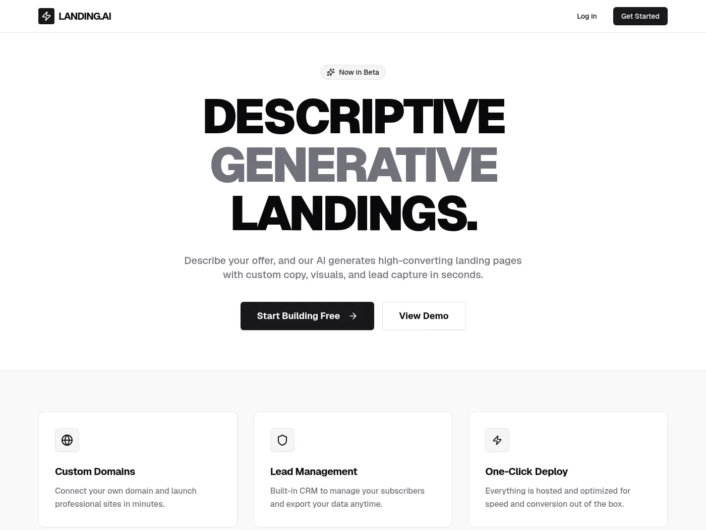 AI Landing Page Suite