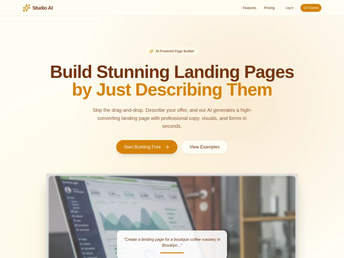 AI Landing Page Studio