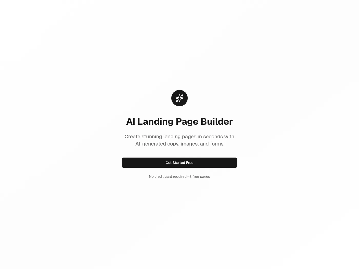 AI Landing Page Builder