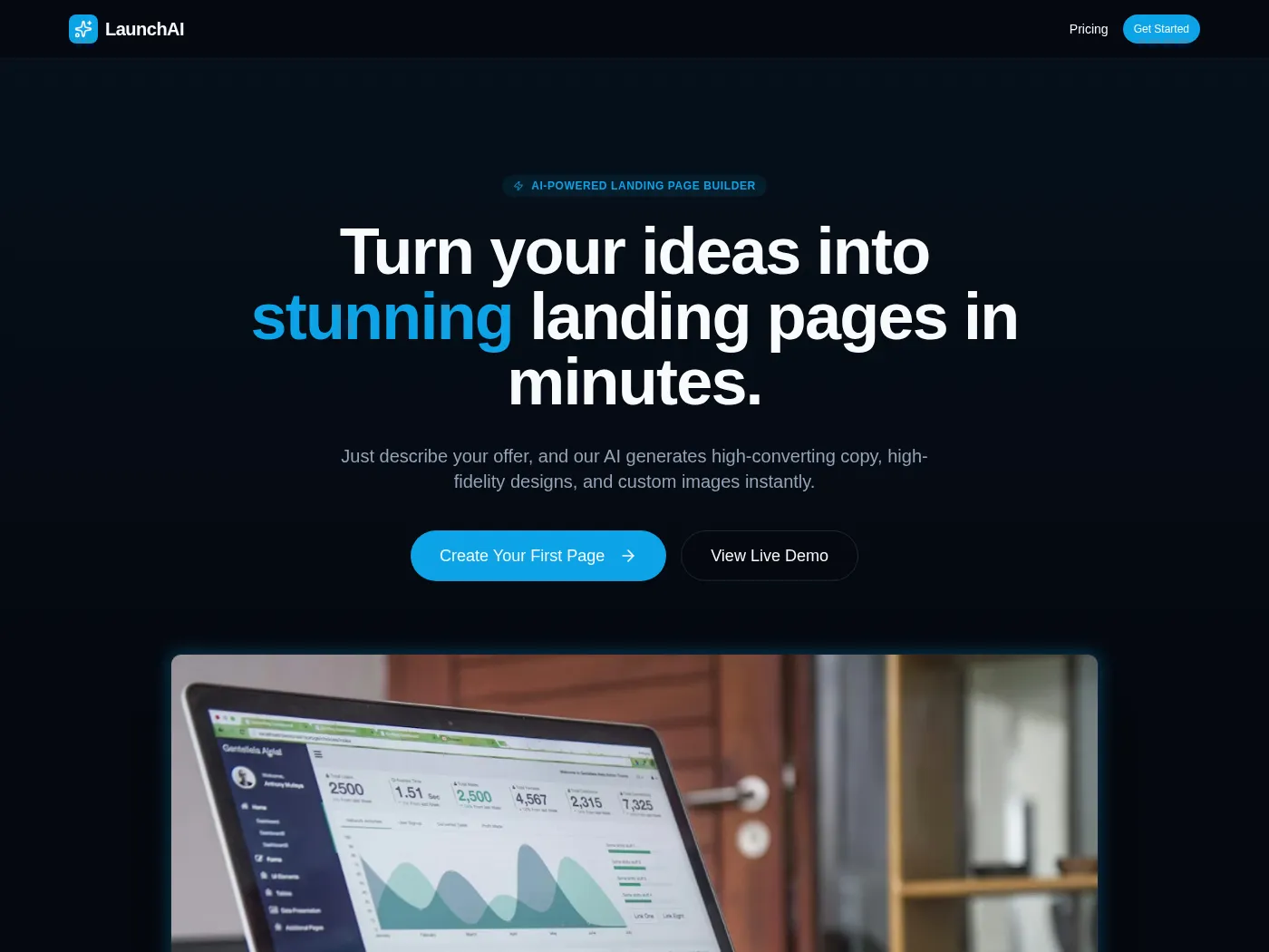 AI Landing Page Builder
