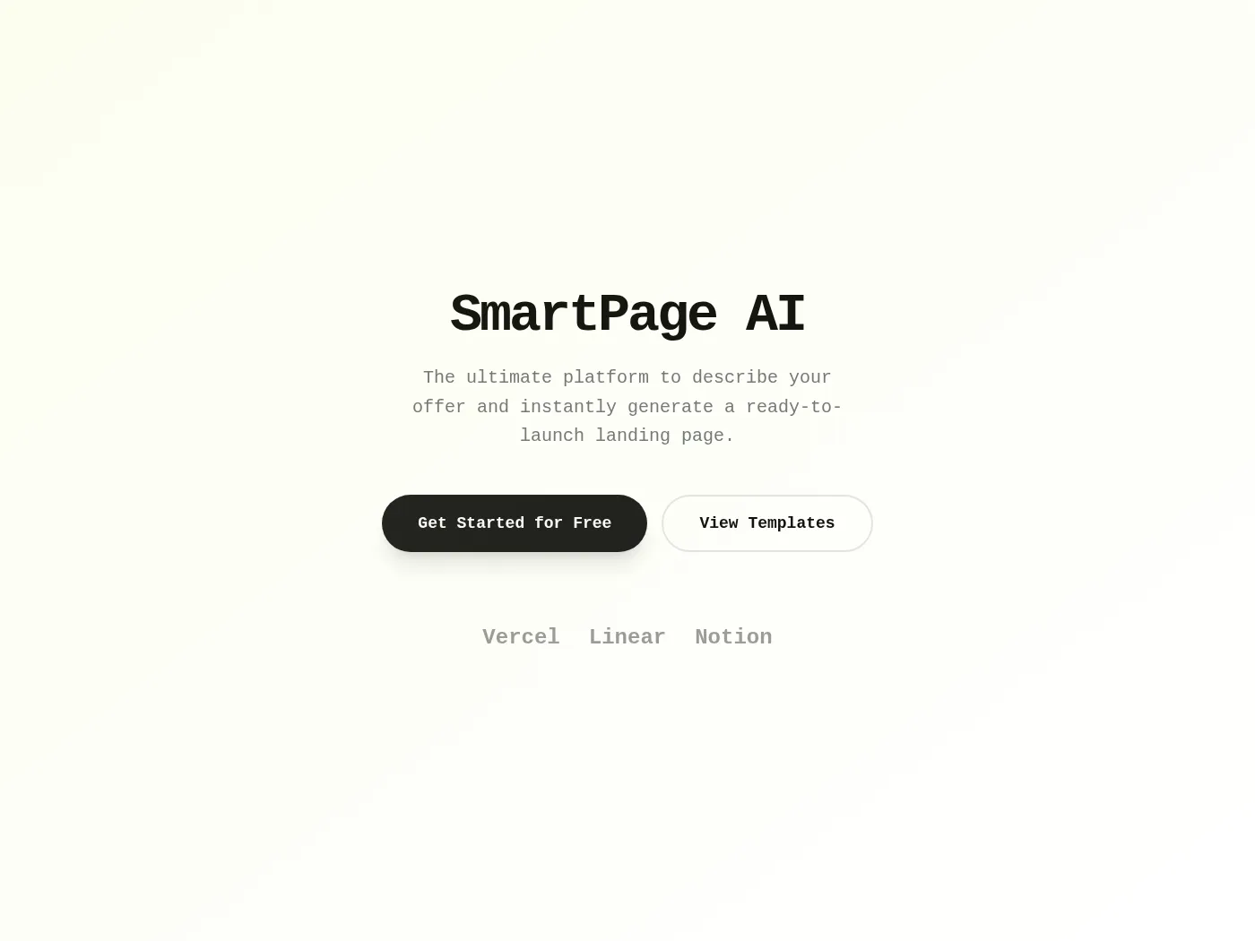 SmartPage AI Builder