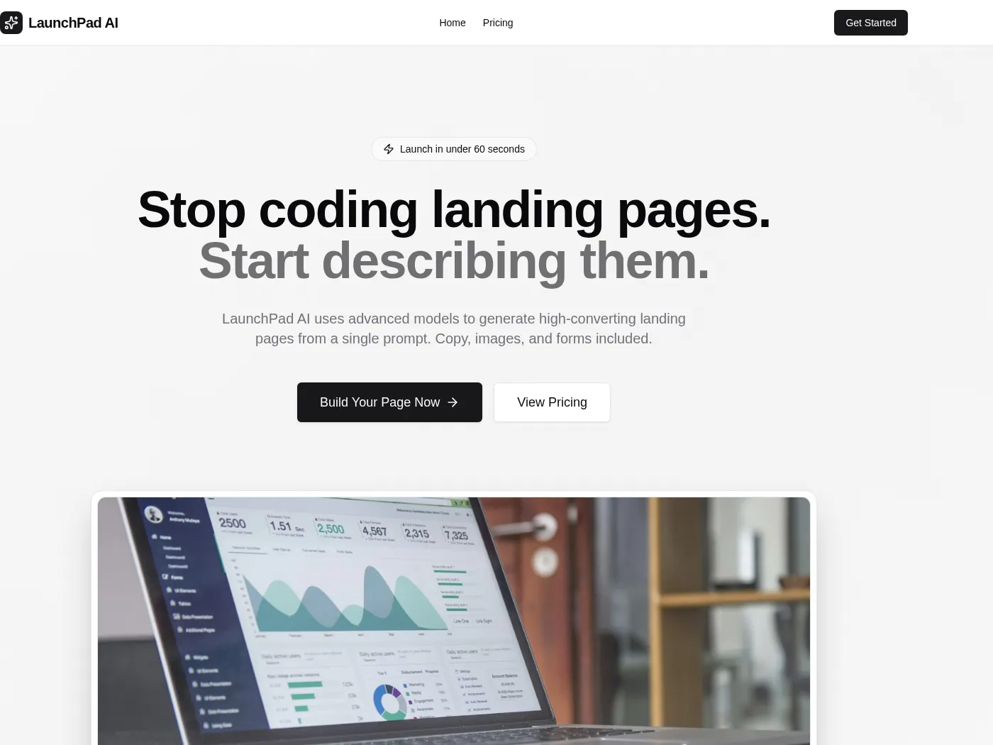 AI Landing Page Builder