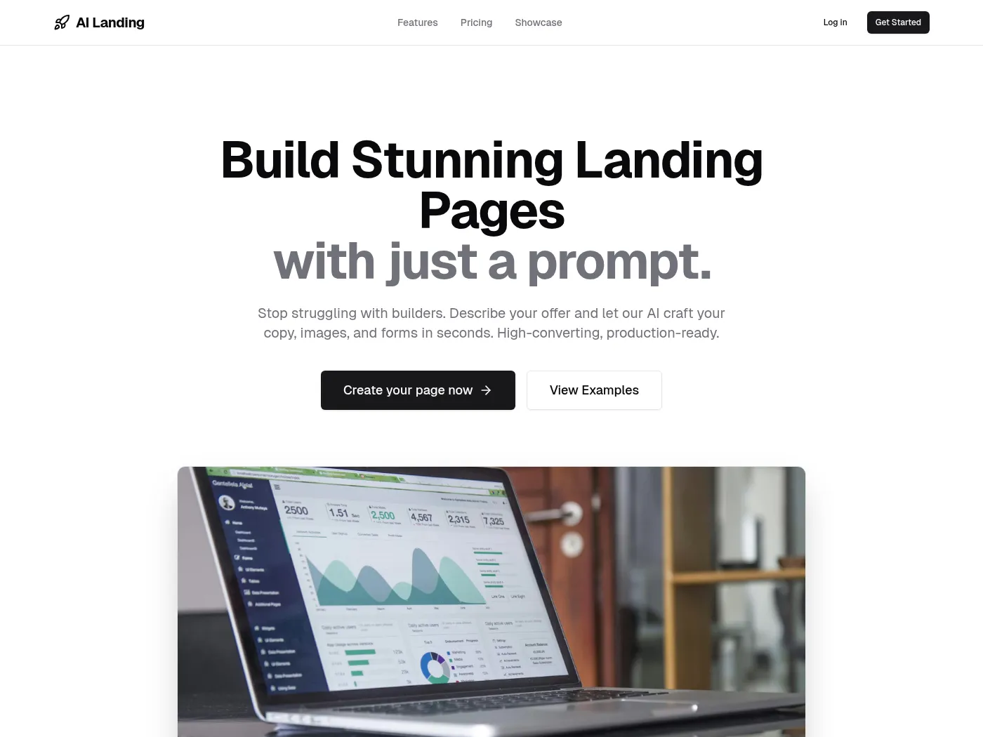 AI Landing Page Creator