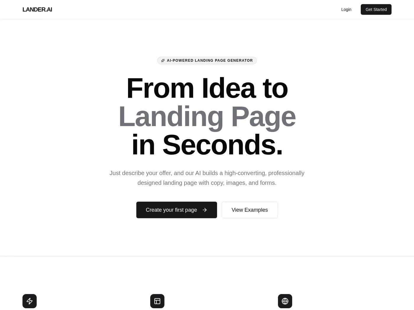 AI Landing Page Maker