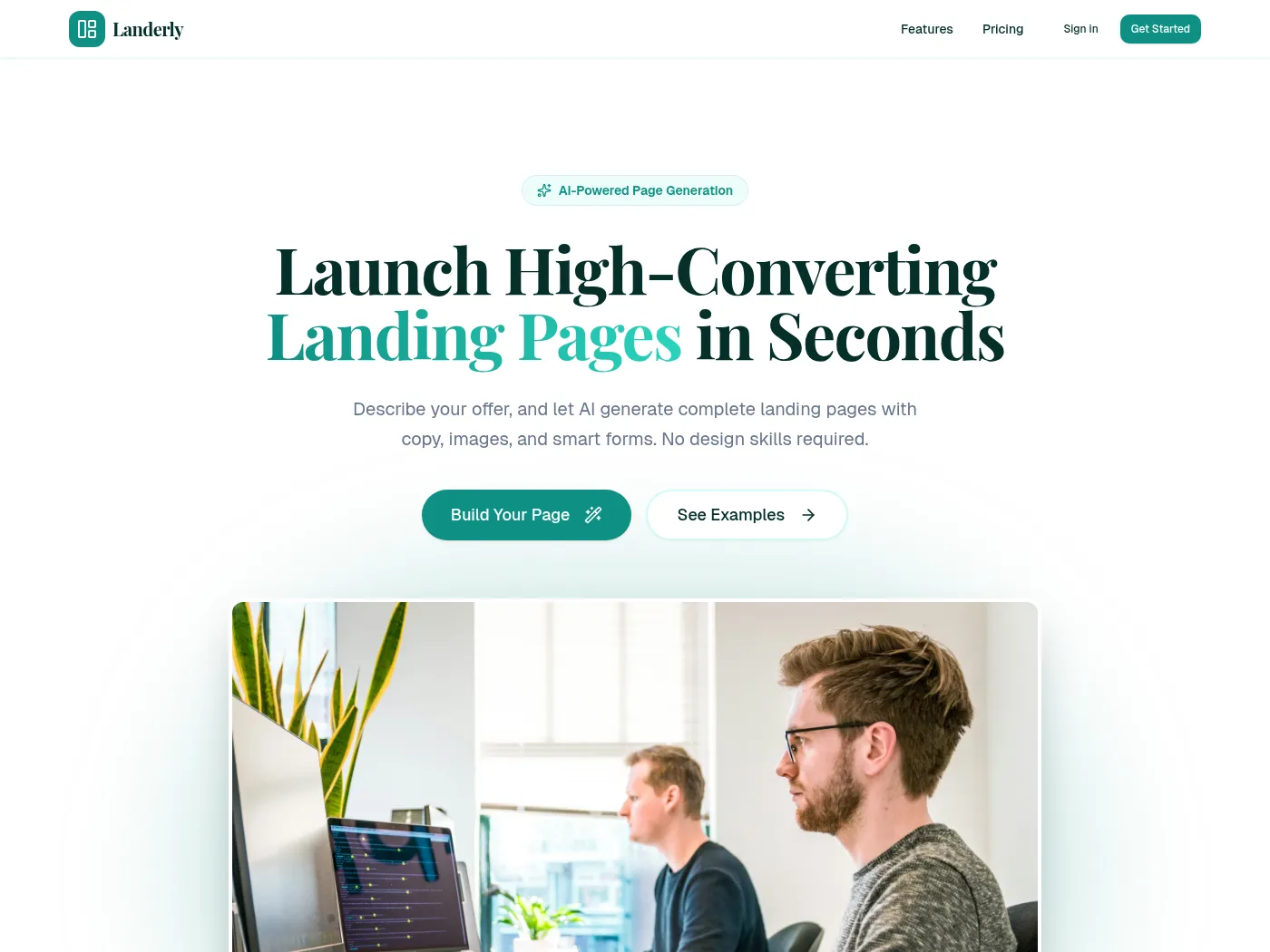 Landerly AI Builder