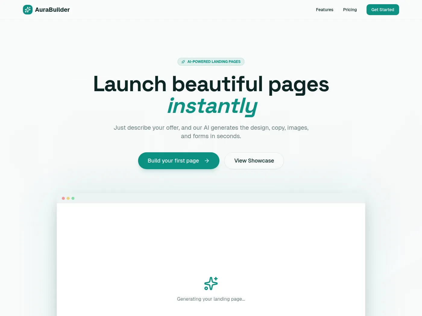 AI Landing Page Builder