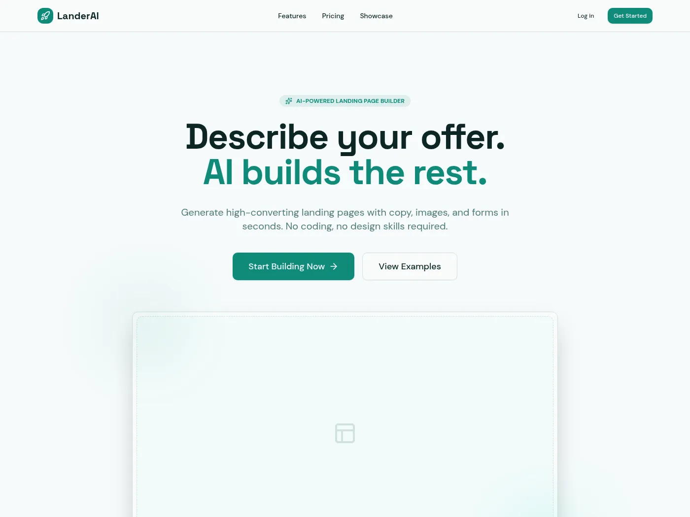 AI Landing Page Maker
