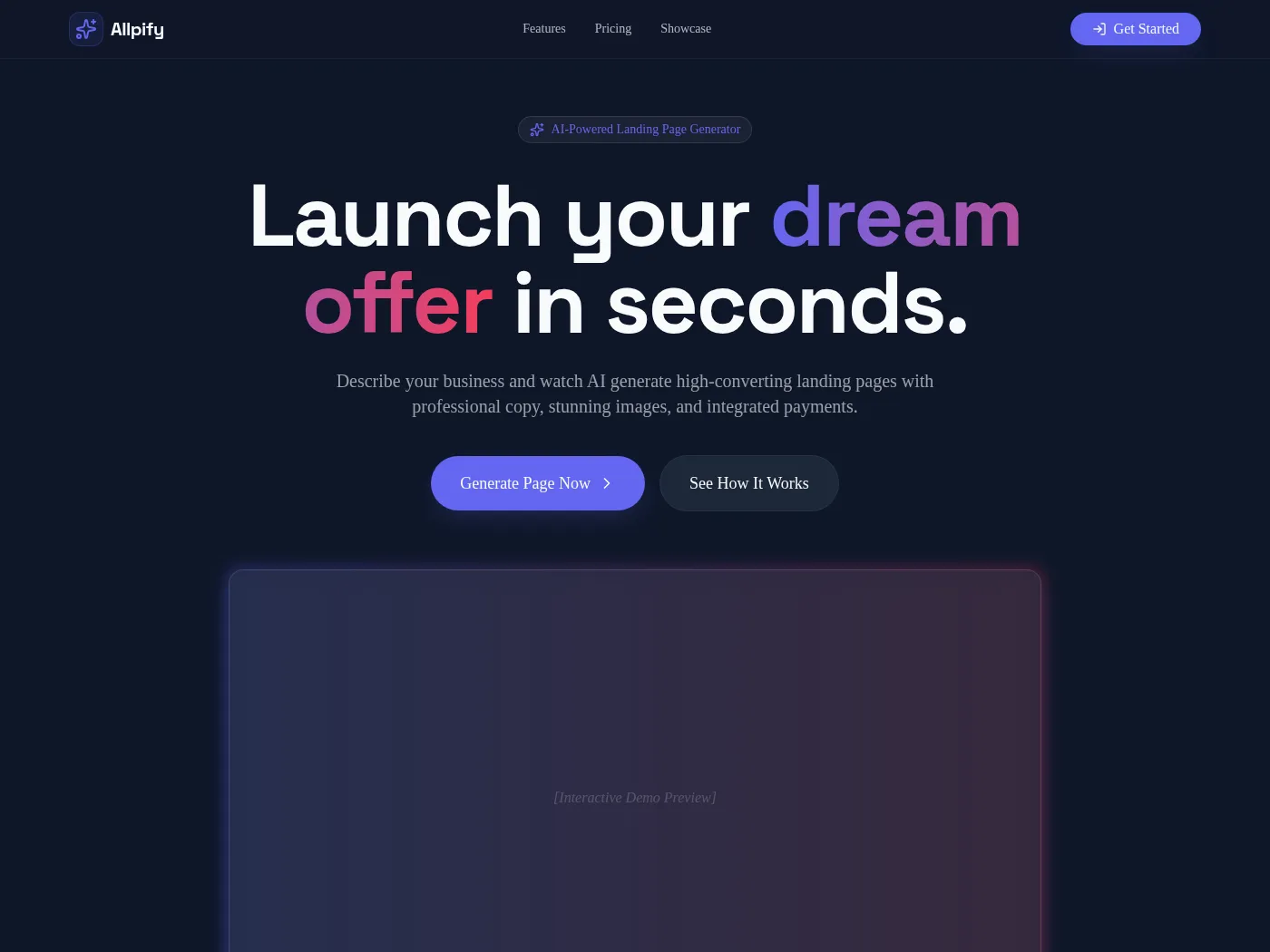 AIlpify Landing Builder