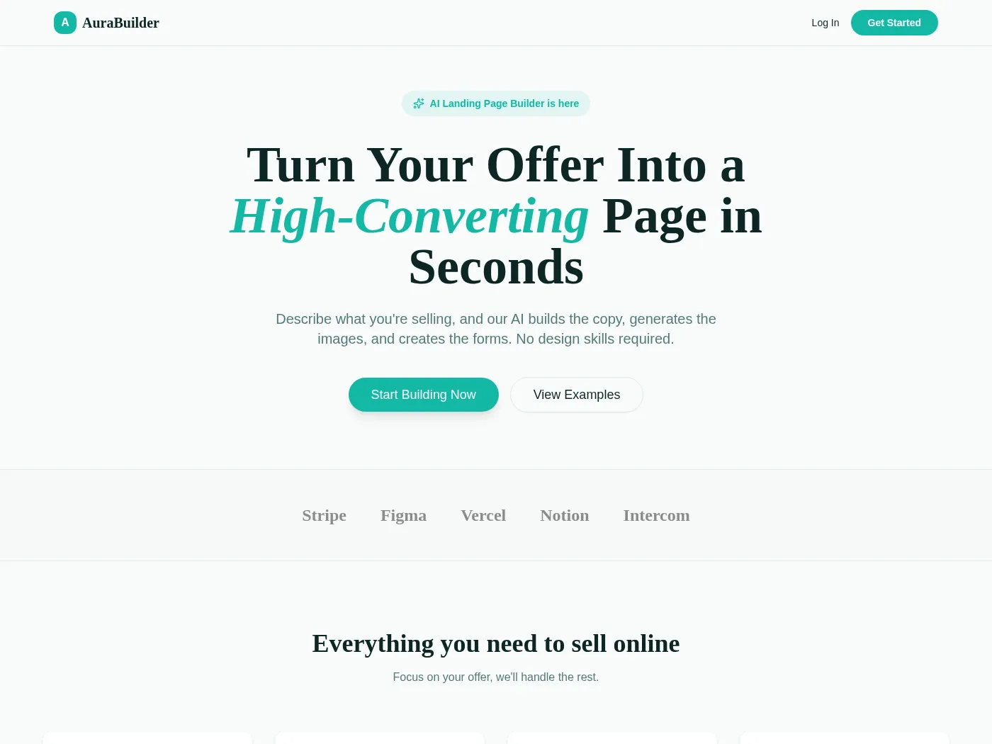 AI Landing Page Builder