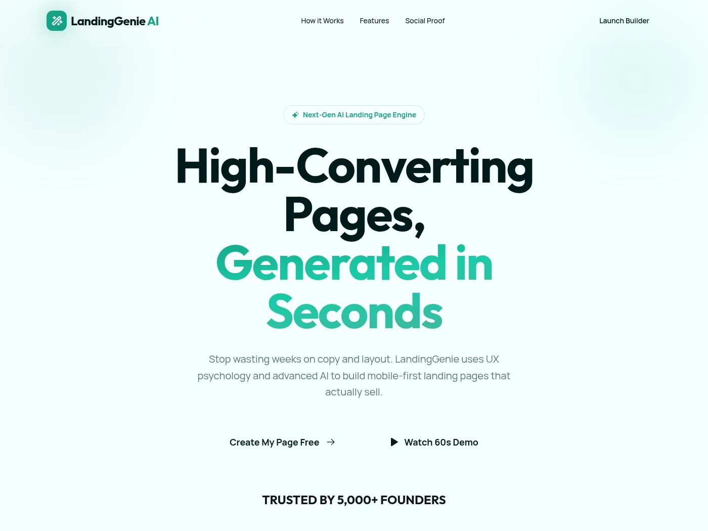 LandingGenie AI