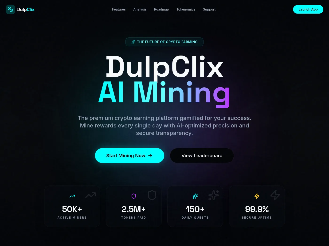 DulpClix AI Landing