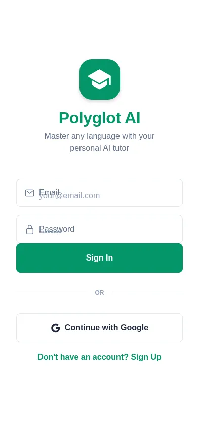 Polyglot AI Tutor