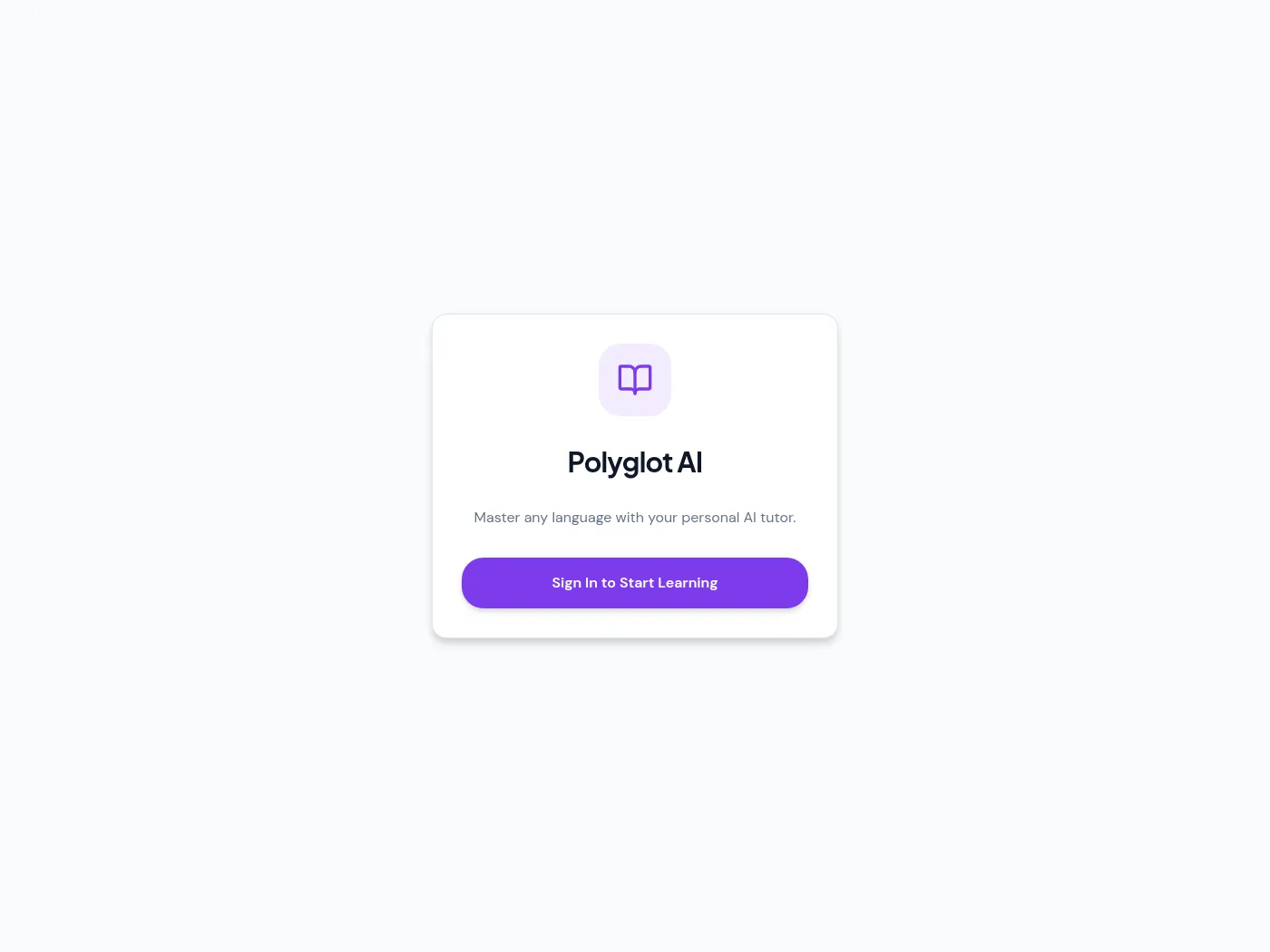 Polyglot AI Tutor