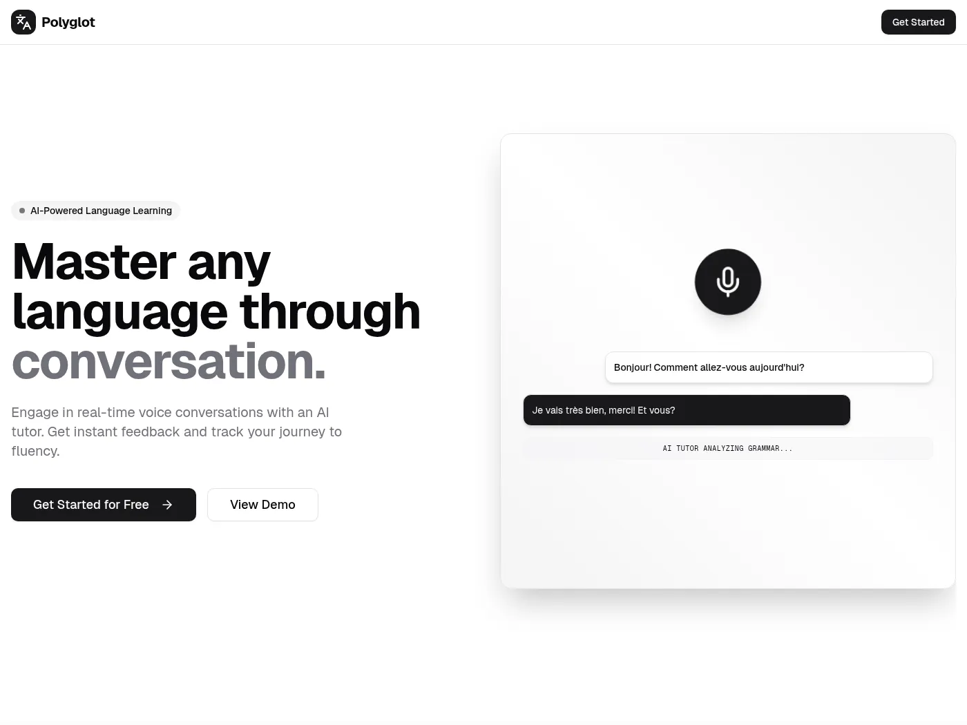Polyglot Voice Tutor