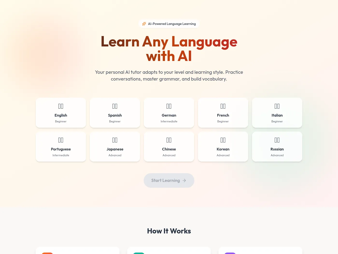 Polyglot AI Tutor