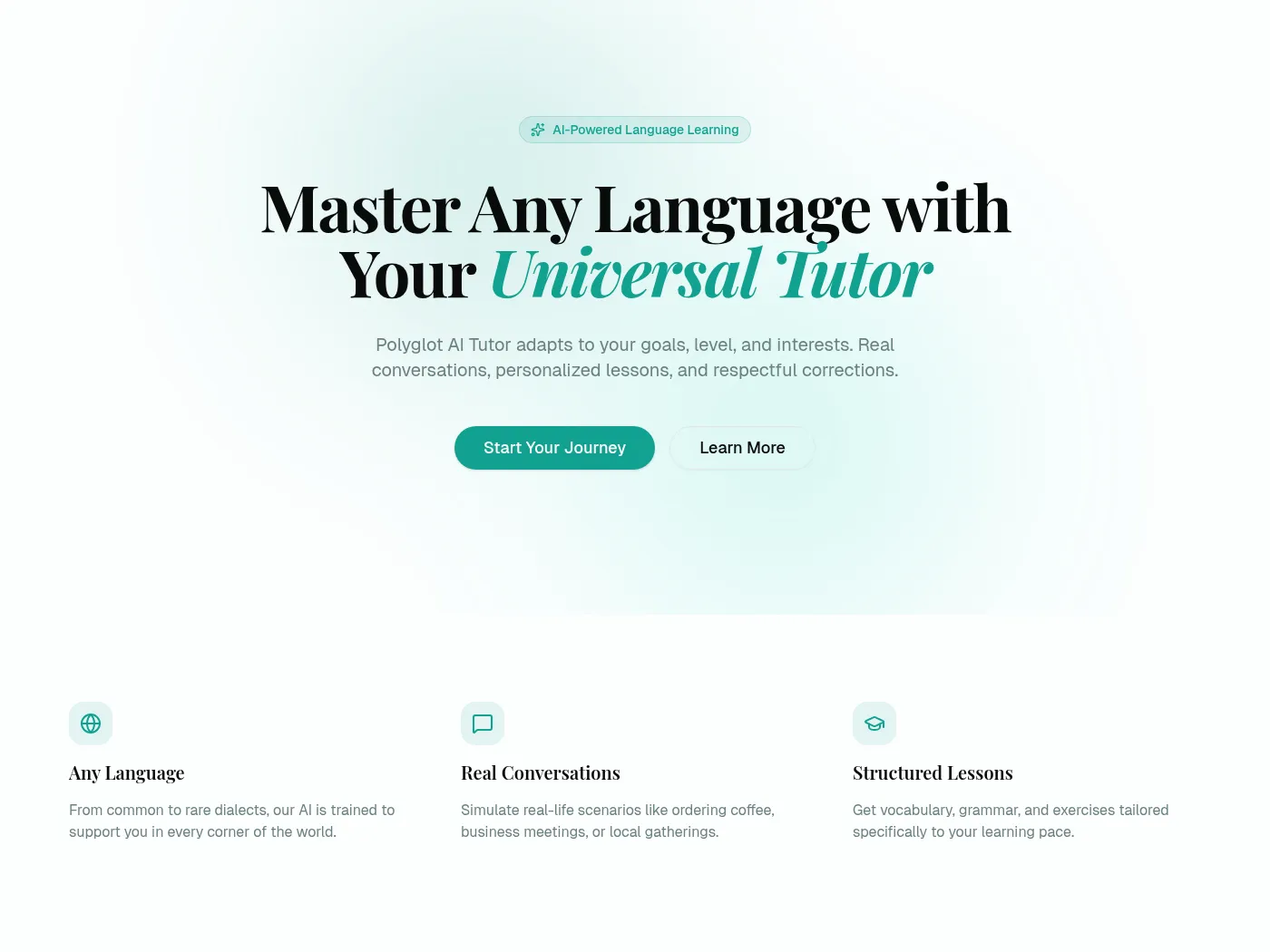 Polyglot AI Tutor