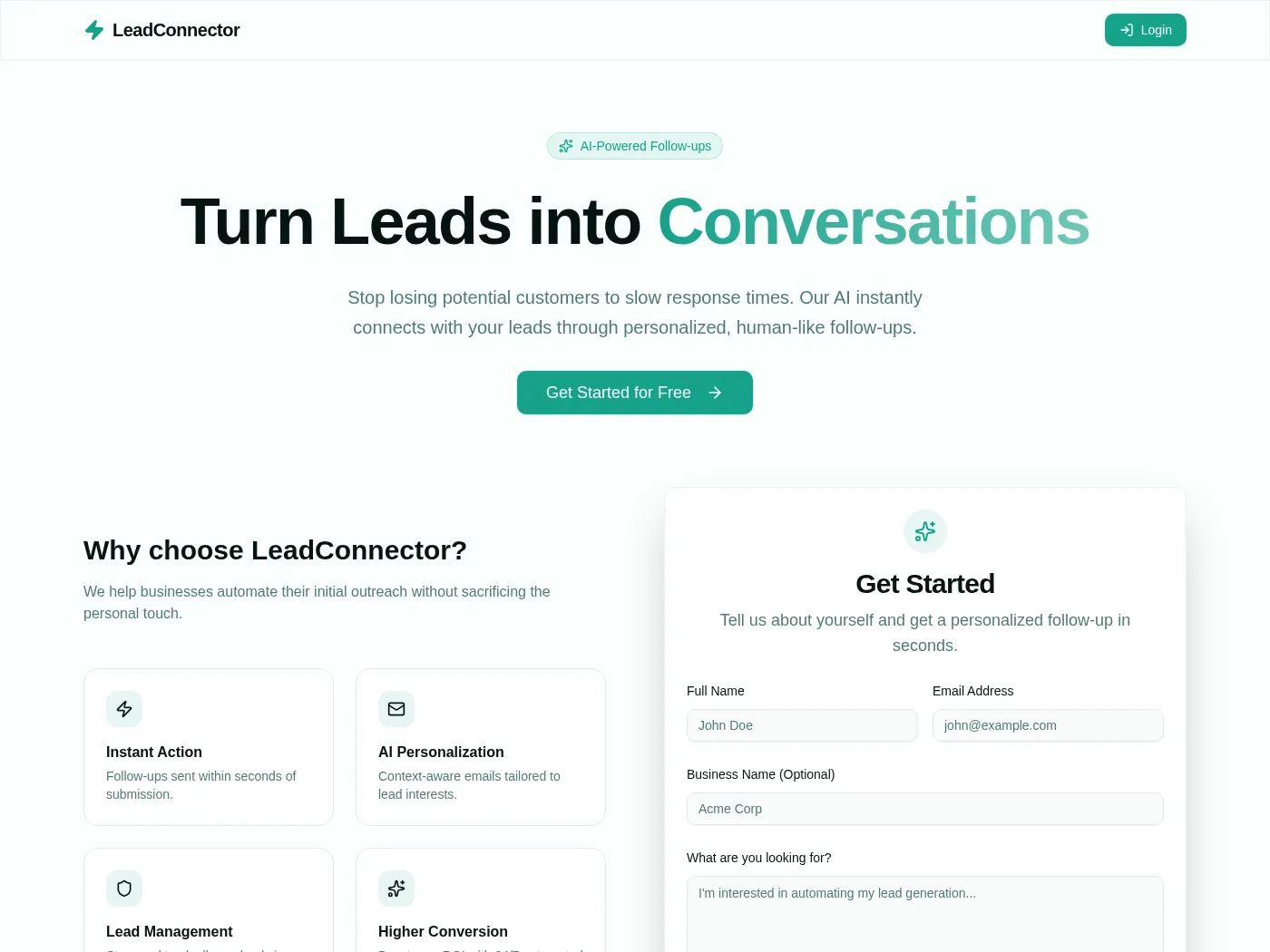 AI Lead Connector