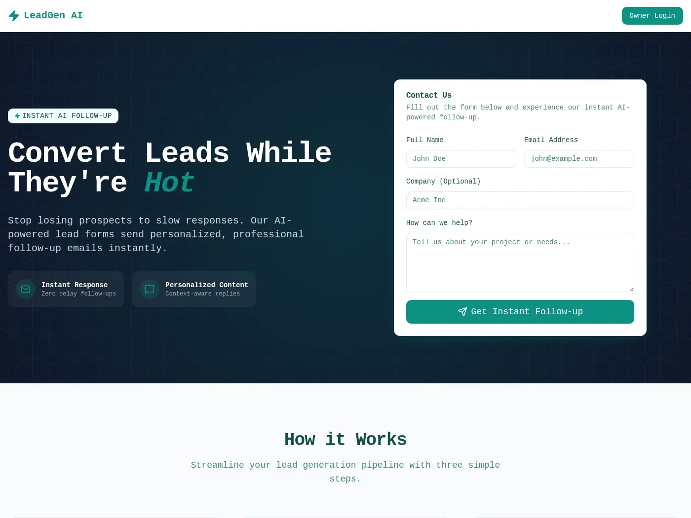 LeadGen AI Followup