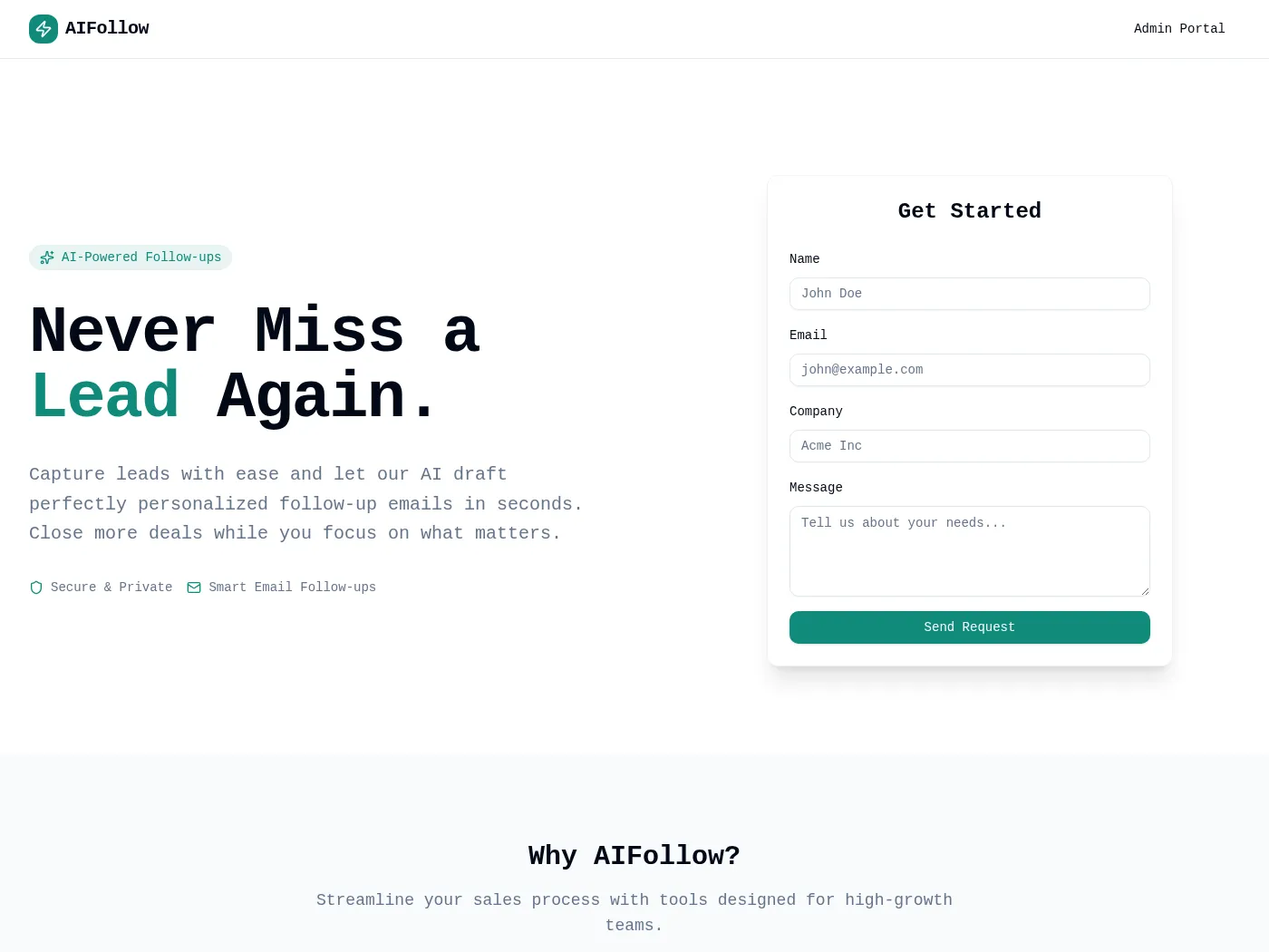 AIFollow Form