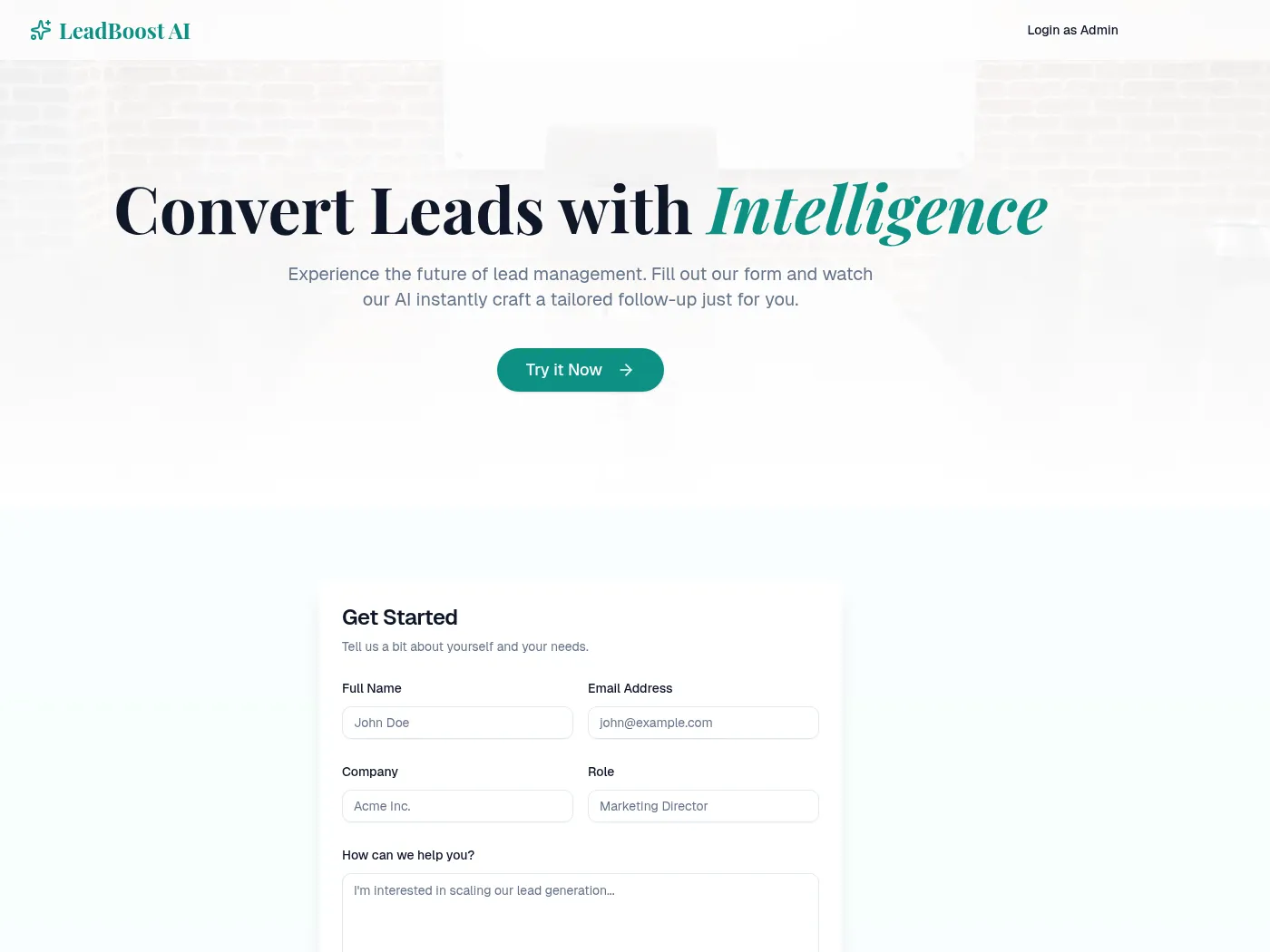 AI Lead Form Booster
