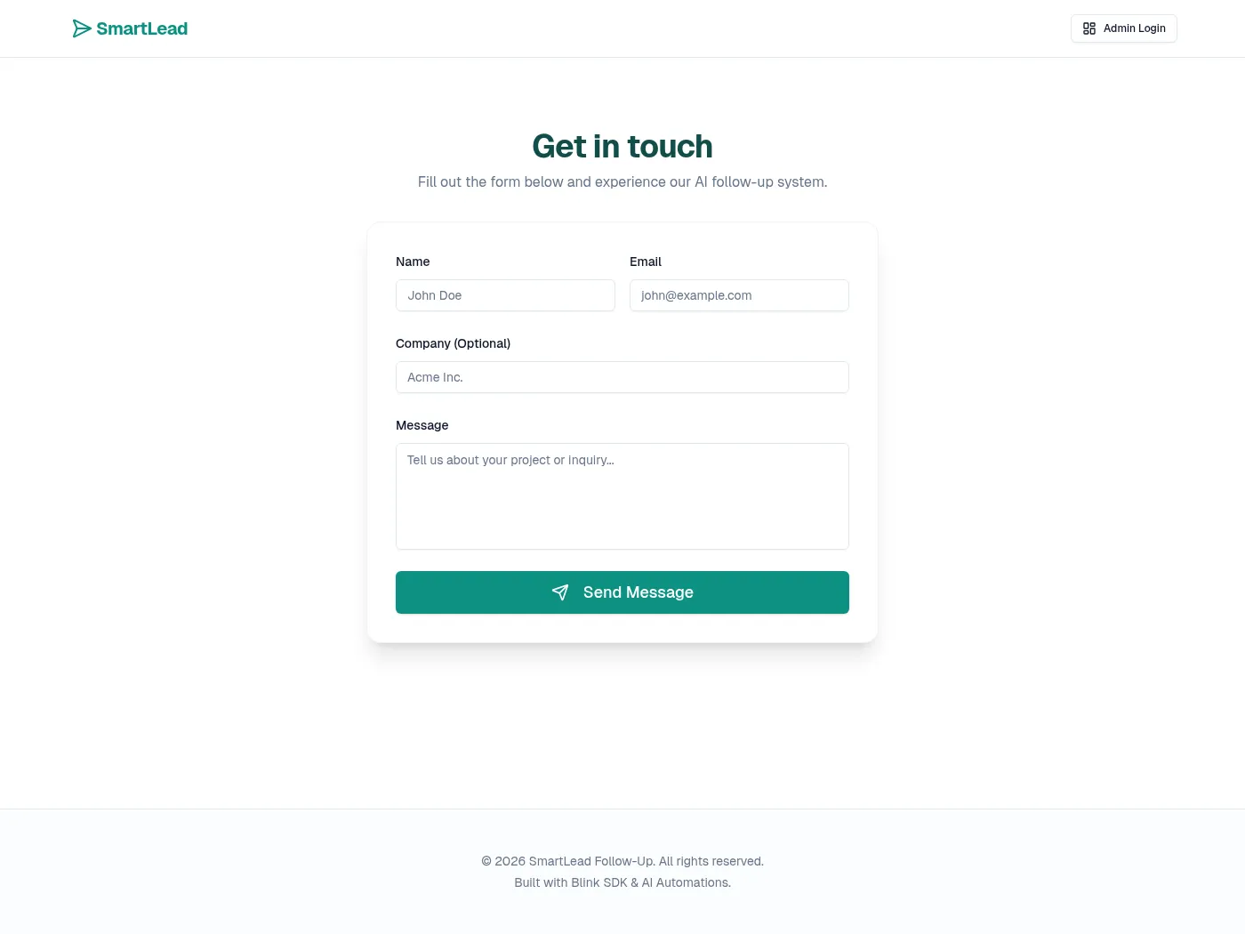 SmartLead Follow-Up