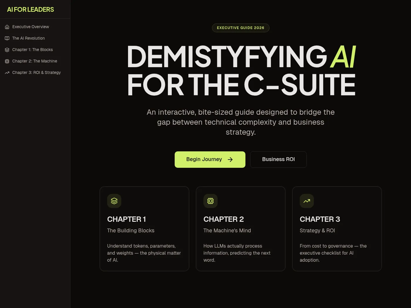 AI Concepts for Leaders