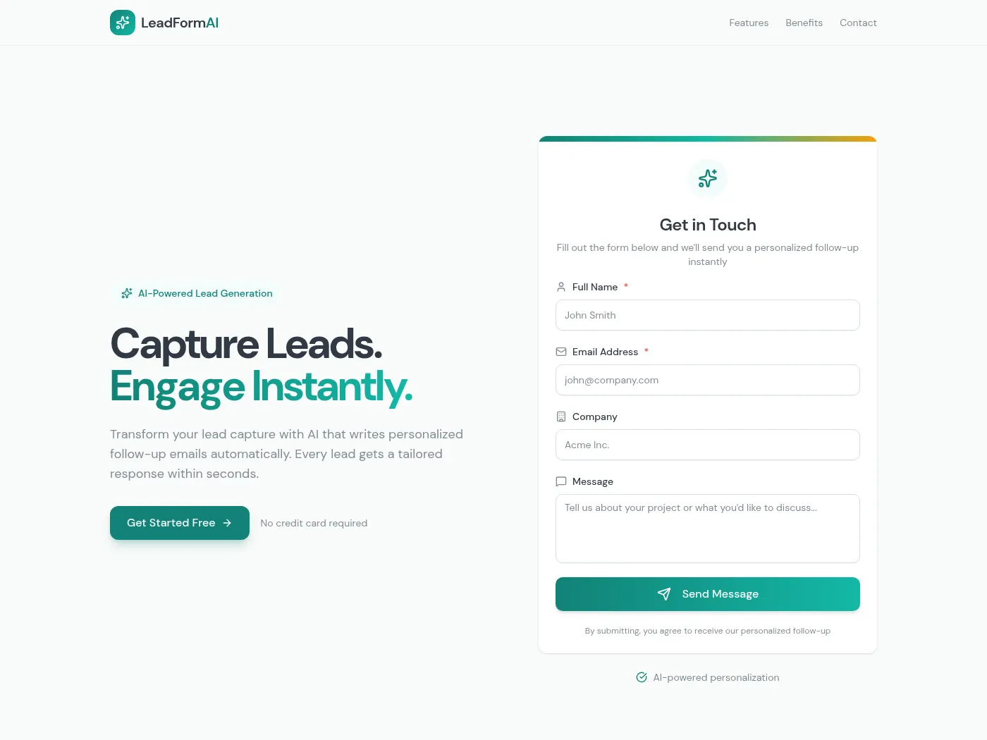 AI LeadForm Booster